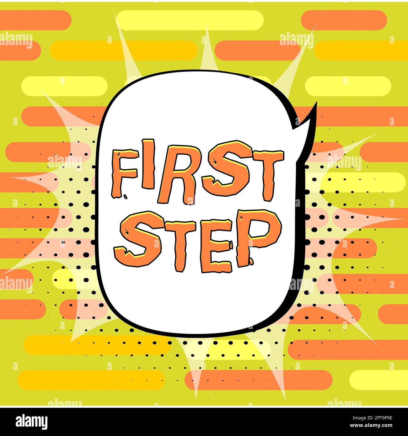 Hand writing sign First Step, Business concept Pertaining to the start ...