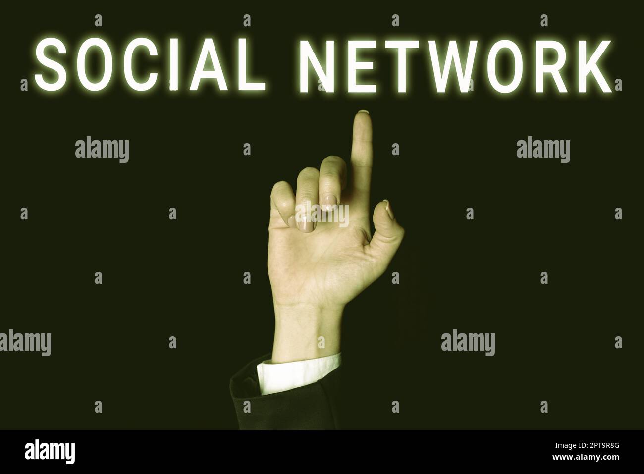 Conceptual display Social Network, Concept meaning a framework of ...