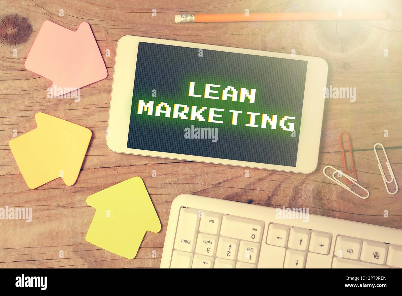 Inspiration showing sign Lean Marketing, Word for in charge of testing ...