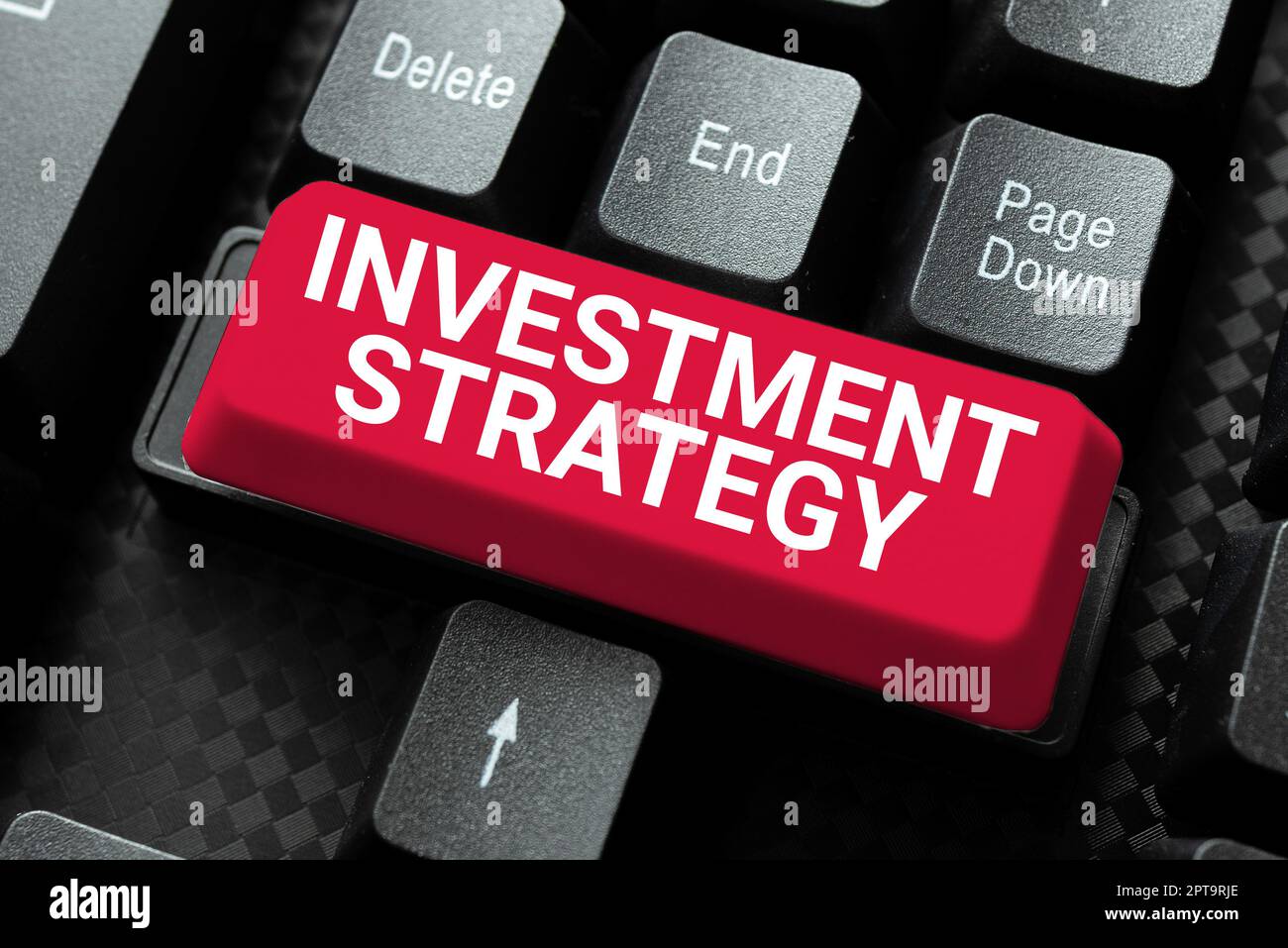 Conceptual display Investment Strategy, Business showcase Unite and ...