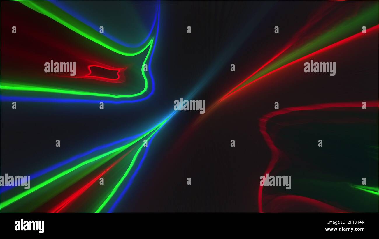Abstract glow lines. Computer generated 3d render Stock Photo - Alamy