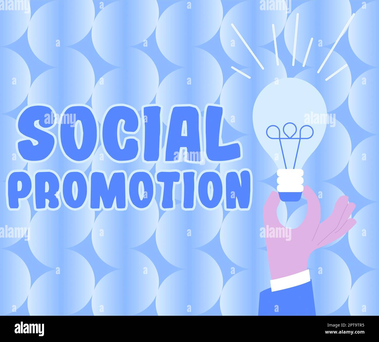 Conceptual caption Social Promotion, Business approach promoting a ...