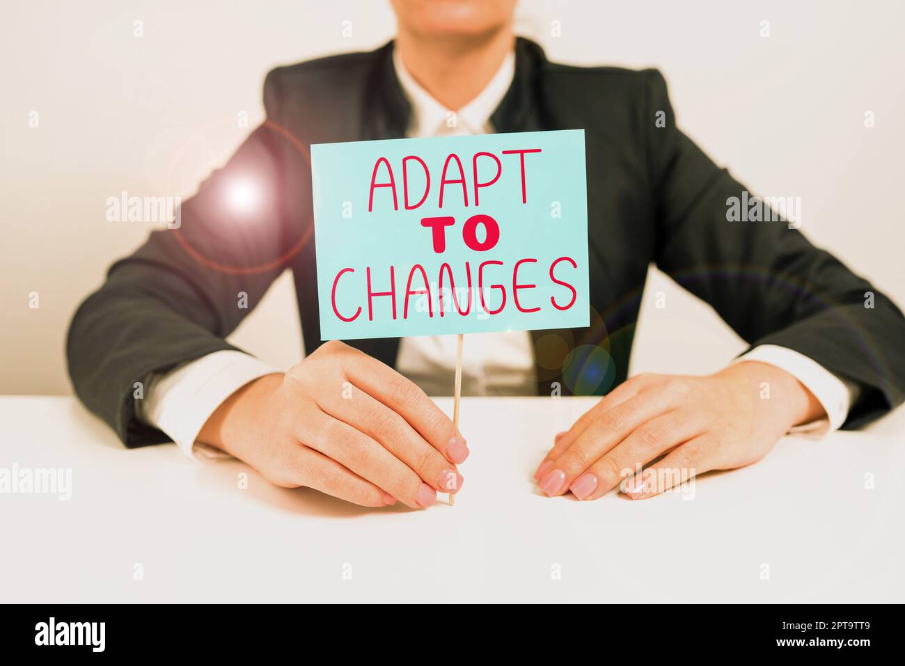 Hand writing sign Adapt To Changes, Internet Concept Embrace new ...