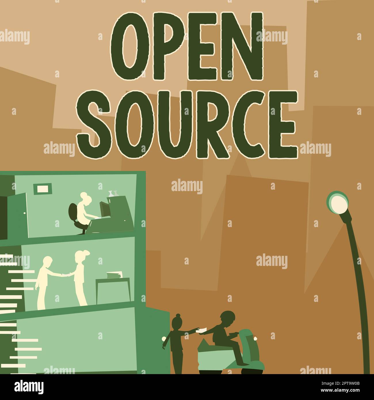 Inspiration showing sign Open Source, Conceptual photo contains the ...