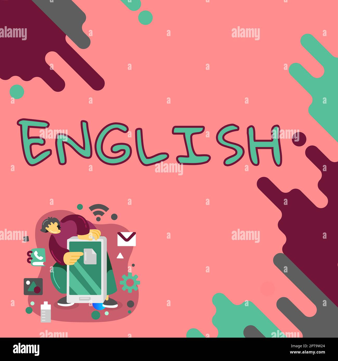 Hand writing sign English, Conceptual photo possible communication ...