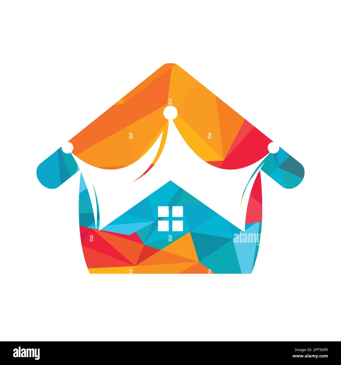 Home king vector logo design. Creative home and crown vector logo ...