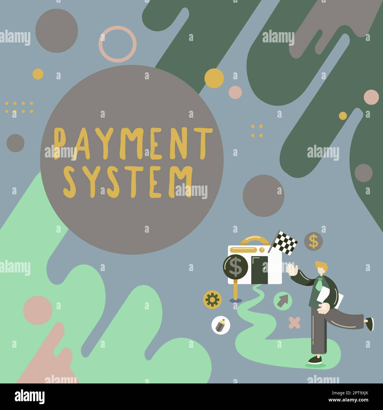 Sign displaying Payment System, Internet Concept different transaction ...