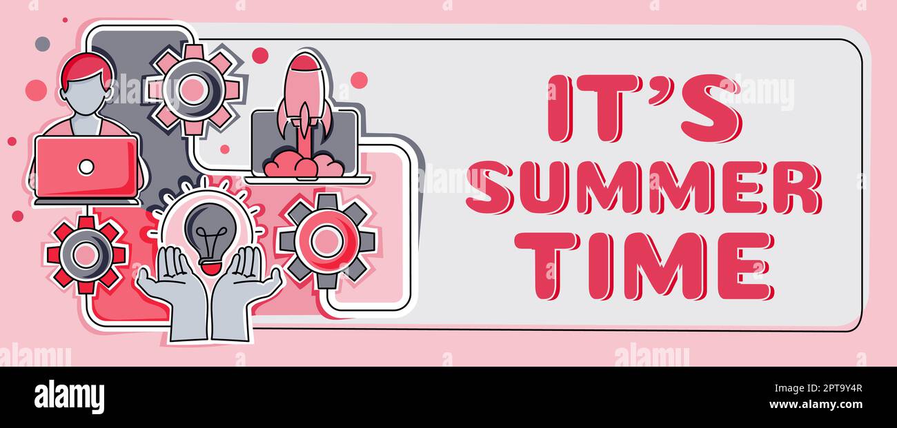 Conceptual display It S Summer Time, Business approach season for fun ...