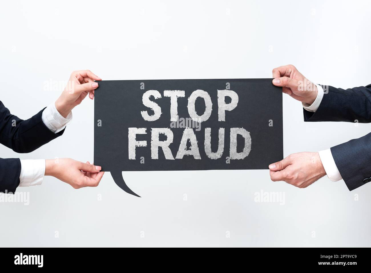 Writing displaying text Stop Fraud, Concept meaning campaign advices ... Writing displaying text Stop Fraud, Concept meaning campaign advices ...