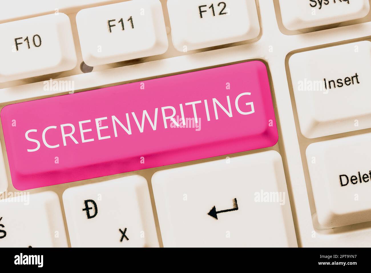 Conceptual caption Screenwriting, Conceptual photo the art and craft of ...