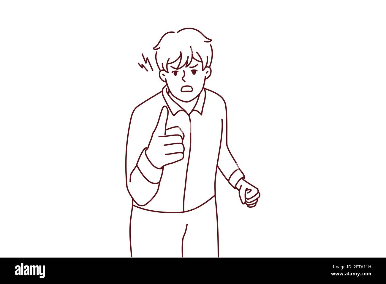 Cartoon madness Cut Out Stock Images & Pictures - Alamy