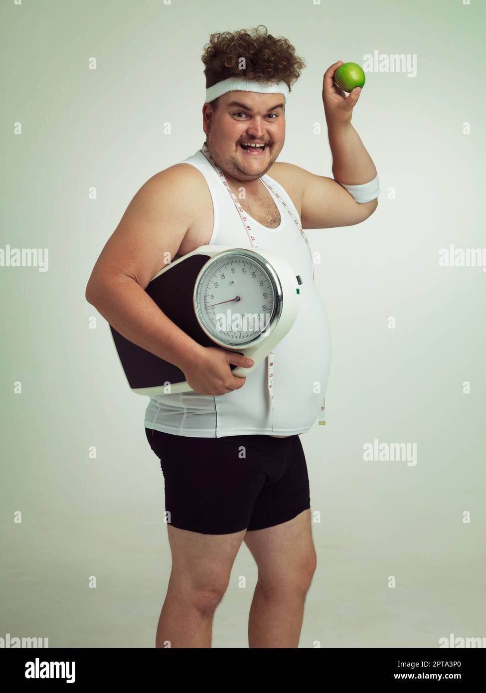 Plump young man portrait hi-res stock photography and images - Alamy