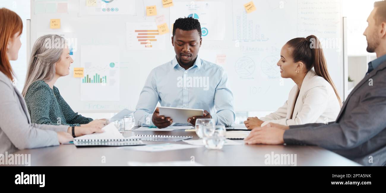 Business meeting, planning and teamwork marketing of diversity startup ...