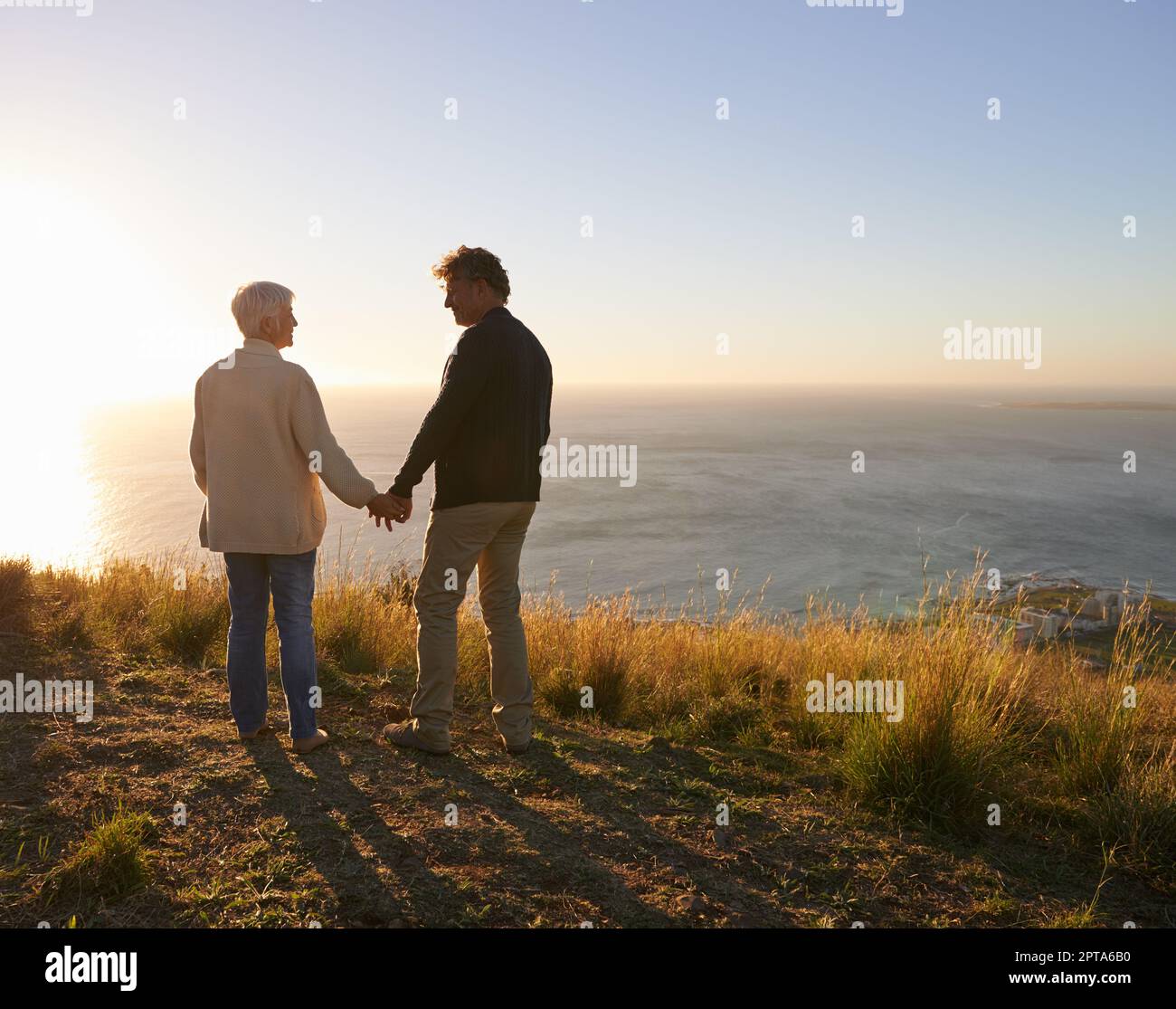 Were always going to be together. View of a senior couple standing on a ...
