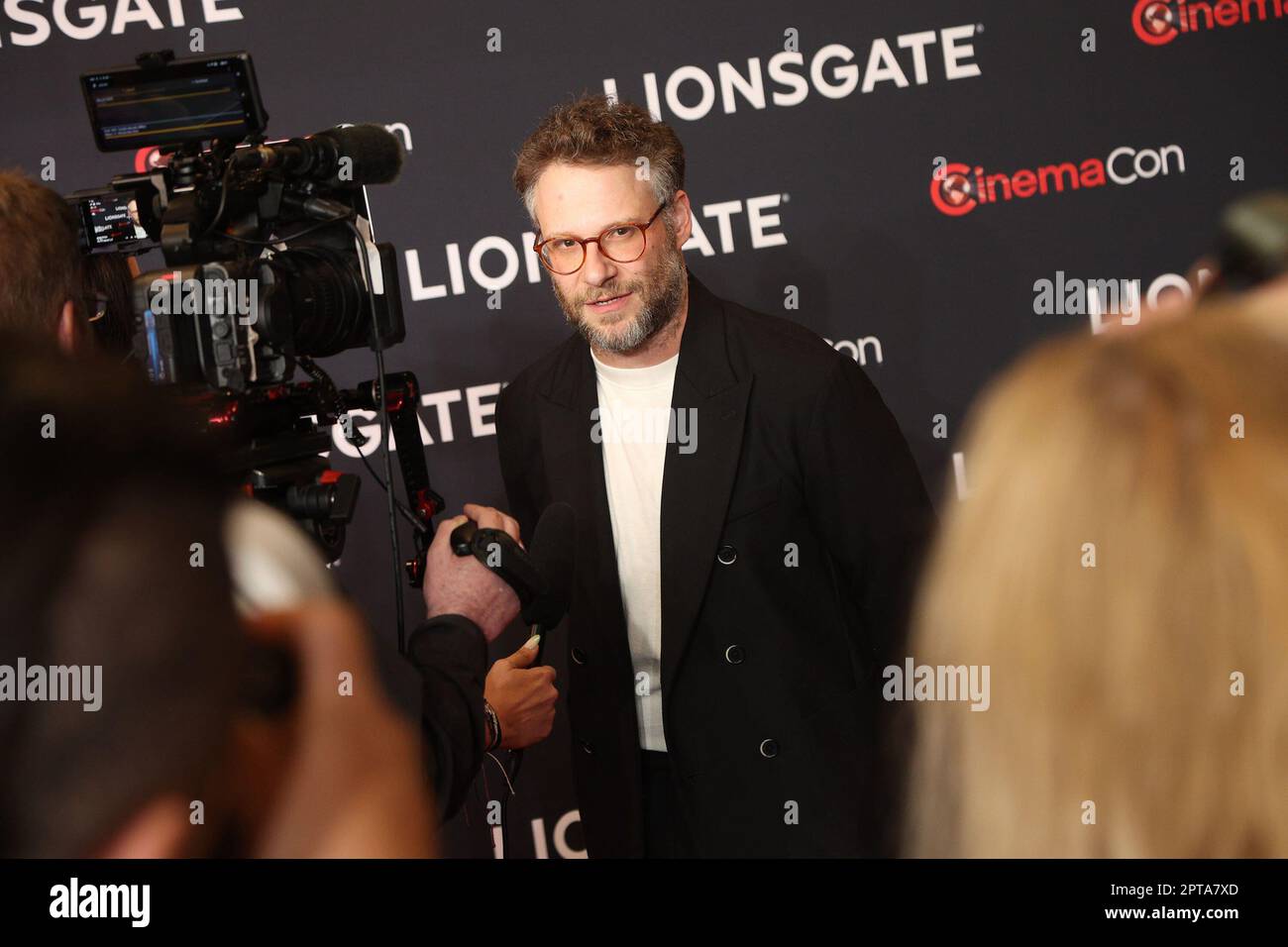 Las Vegas, NV, USA. 27th Apr, 2023. Seth Rogen (Producer) at arrivals ...