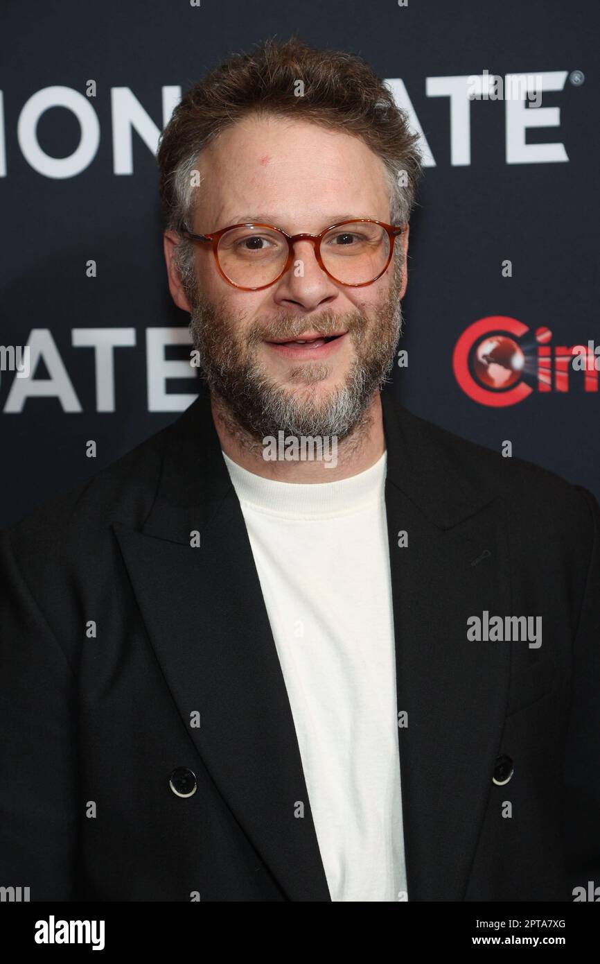 Las Vegas, NV, USA. 27th Apr, 2023. Seth Rogen (Producer) at arrivals ...