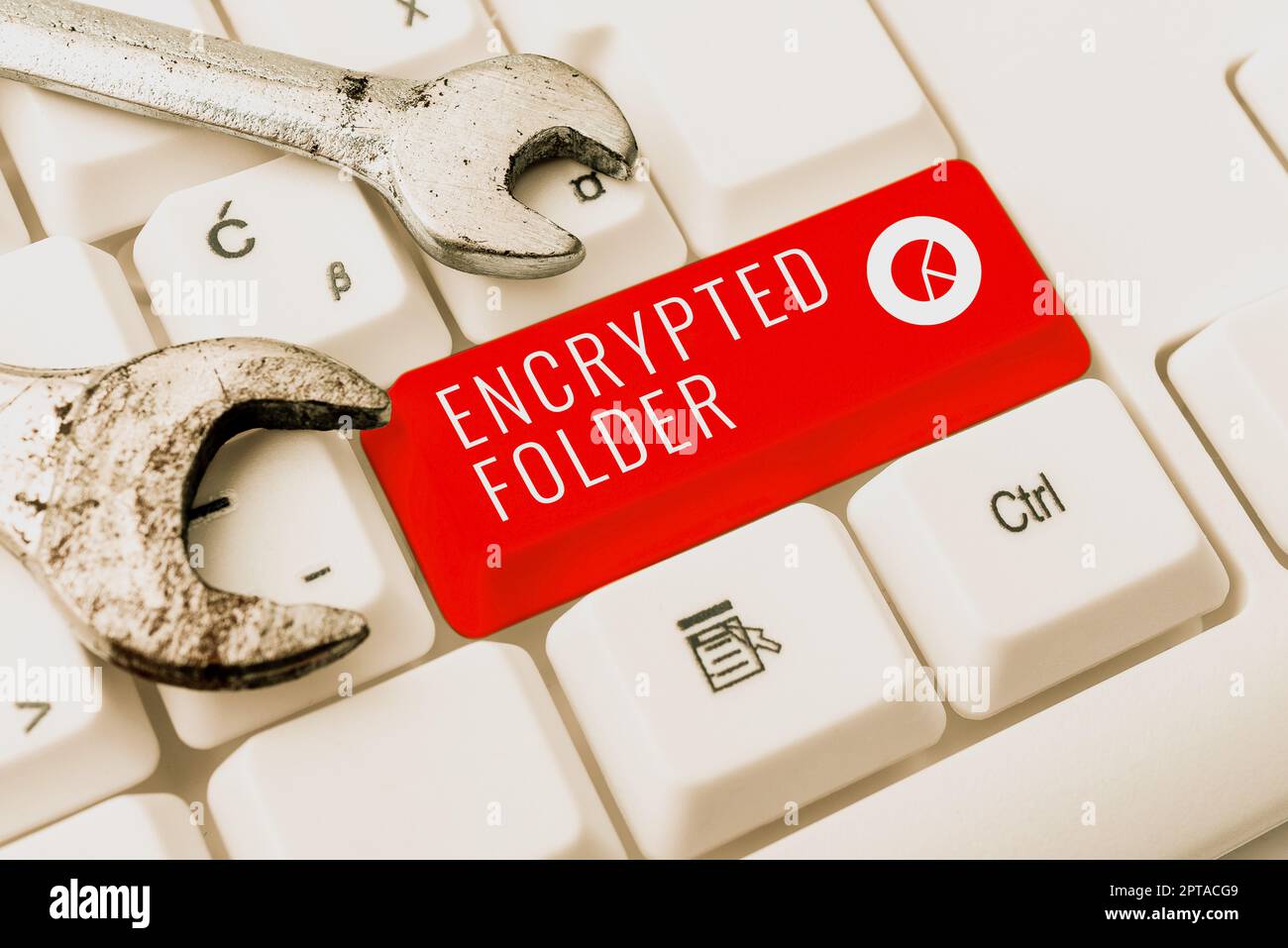 Handwriting text Encrypted Folderprotect confidential data from ...