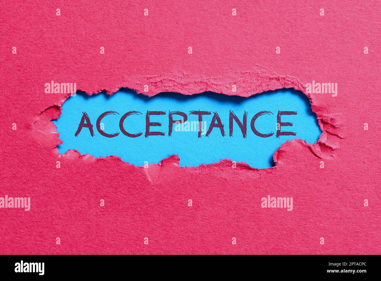 Inspiration showing sign Acceptance, Business concept a condition or a ...