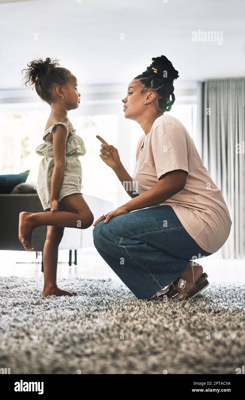 Mother shouting young daughter hi-res stock photography and images - Alamy