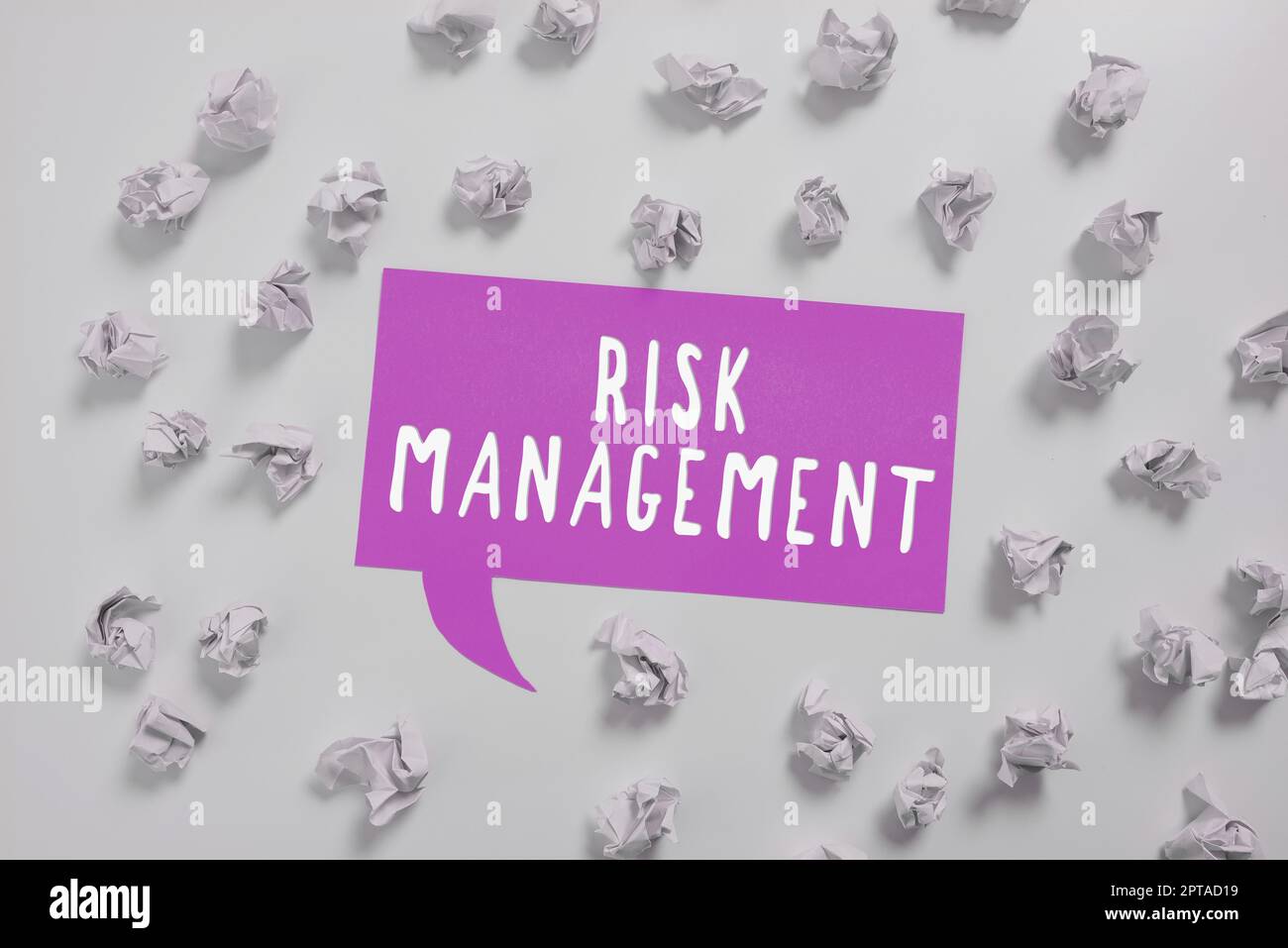 Text Showing Inspiration Risk Management Internet Concept Assessing And Controlling Future