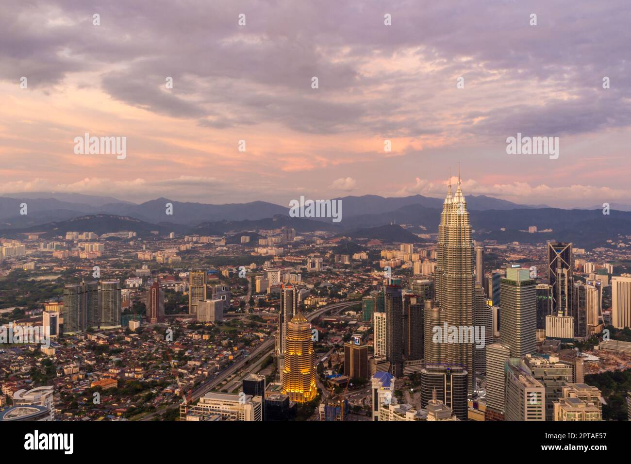 purple sky and clouds over Kuala Lumpur , Malaysia Stock Photo - Alamy