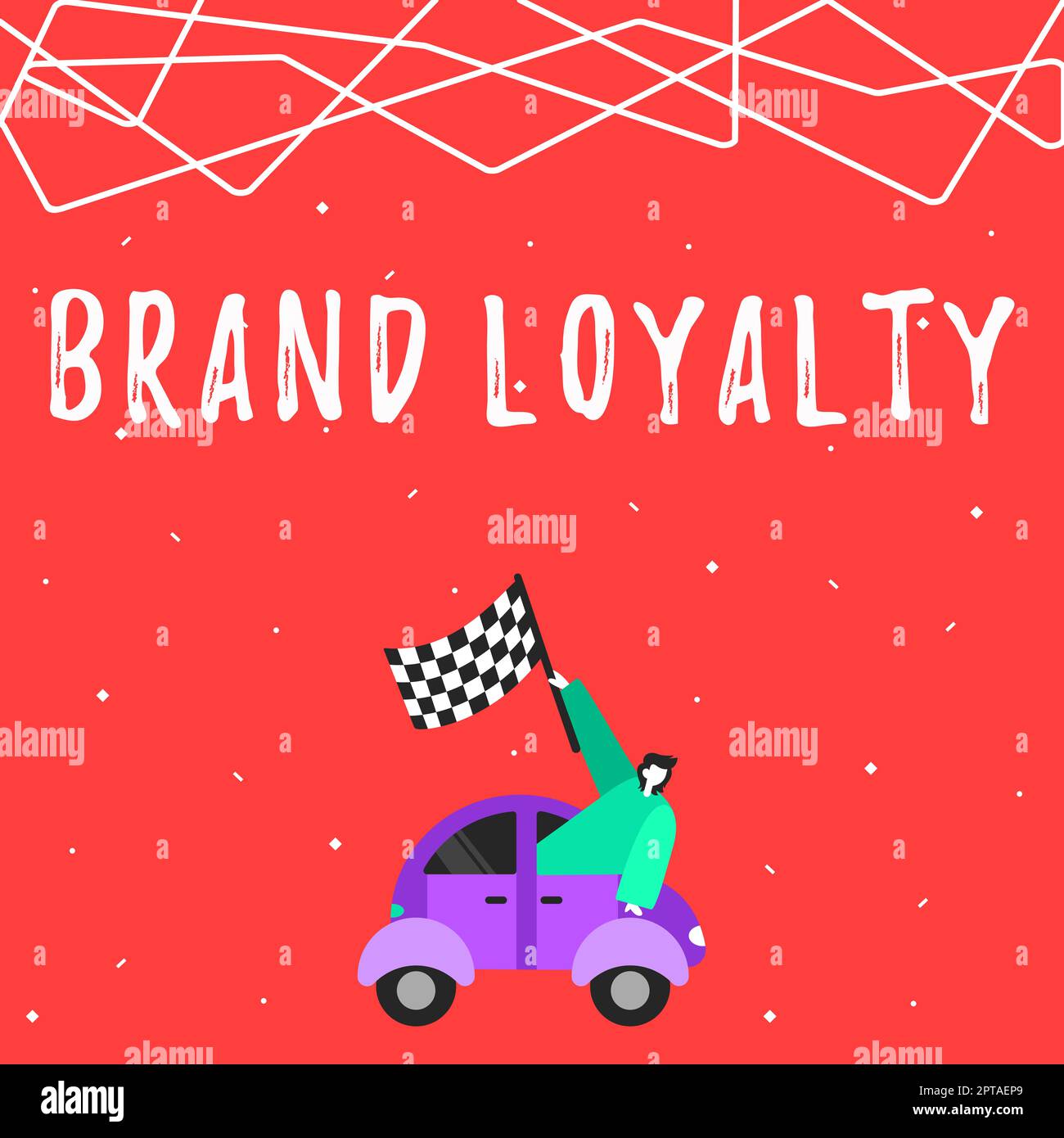 Text caption presenting Brand Loyalty, Internet Concept Repeat Purchase ...