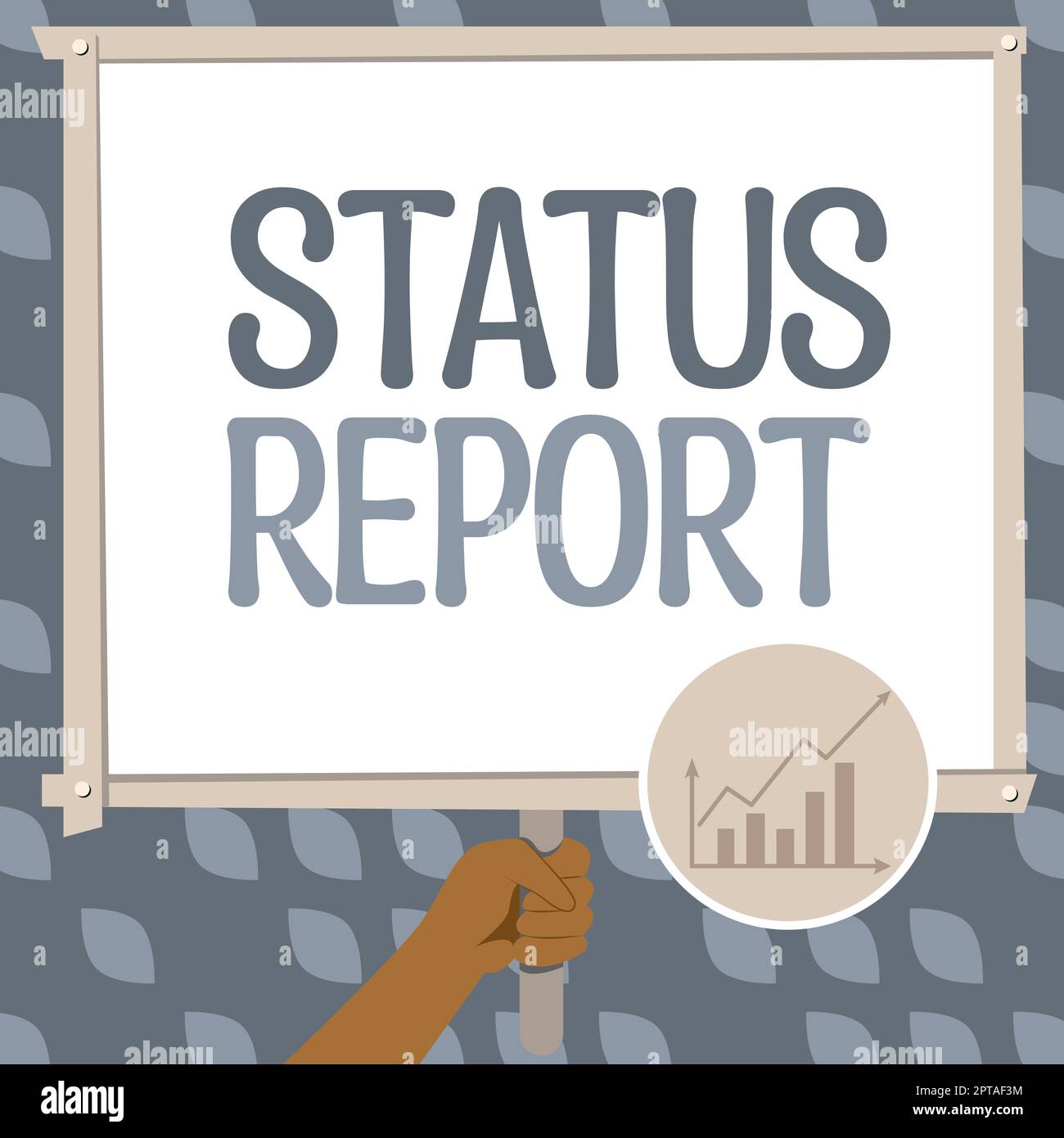 Inspiration showing sign Status Report, Business idea not go out for an ...