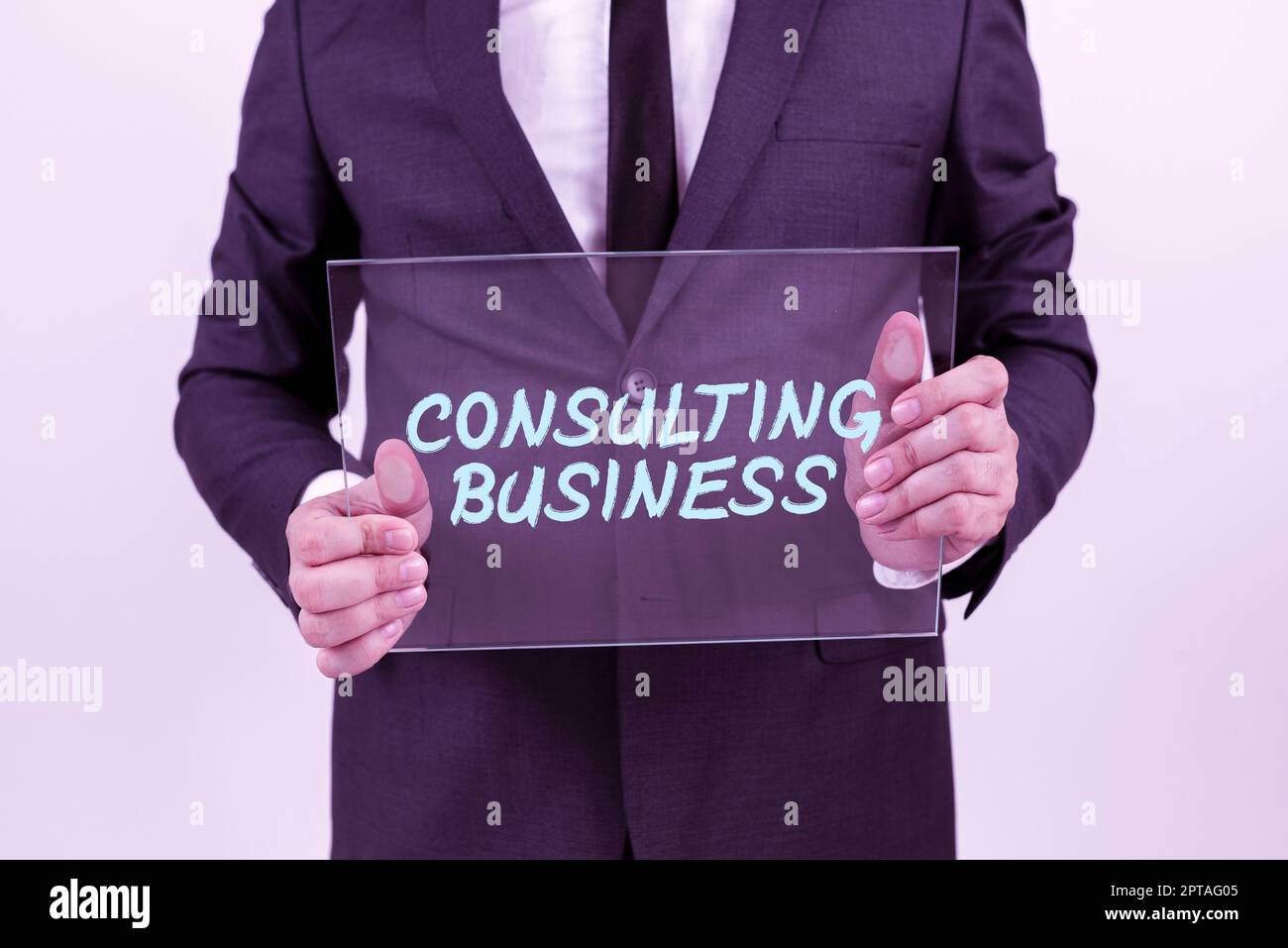 Hand writing sign Consulting Business, Business showcase Specialized in ...