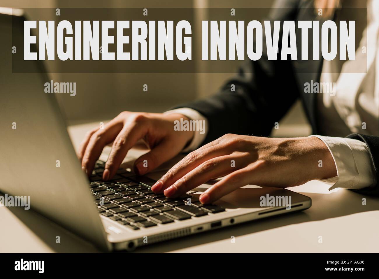 Hand writing sign Engineering Innovation, Word Written on Process ...