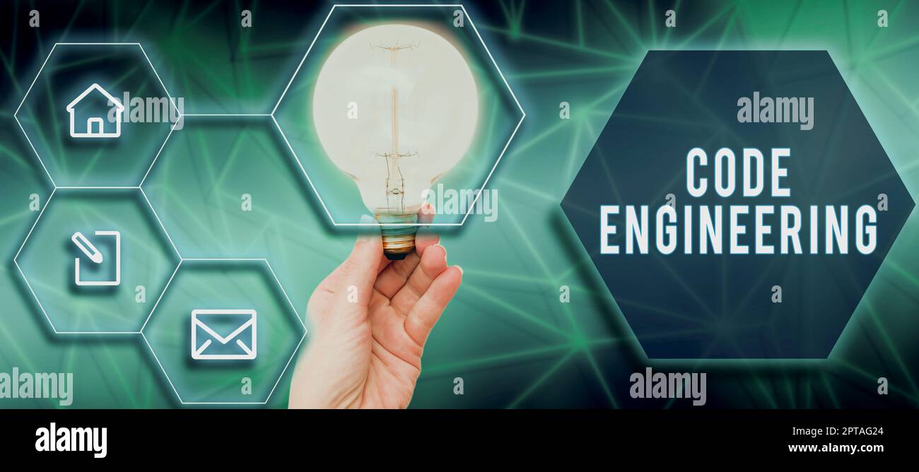 Text sign showing Code Engineering, Word Written on significant ideas ...