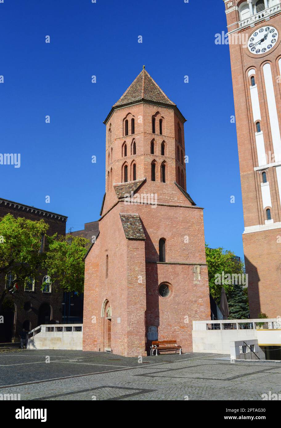 Szeged city Hungary The Domotor tower landmark architecture Stock Photo - Alamy