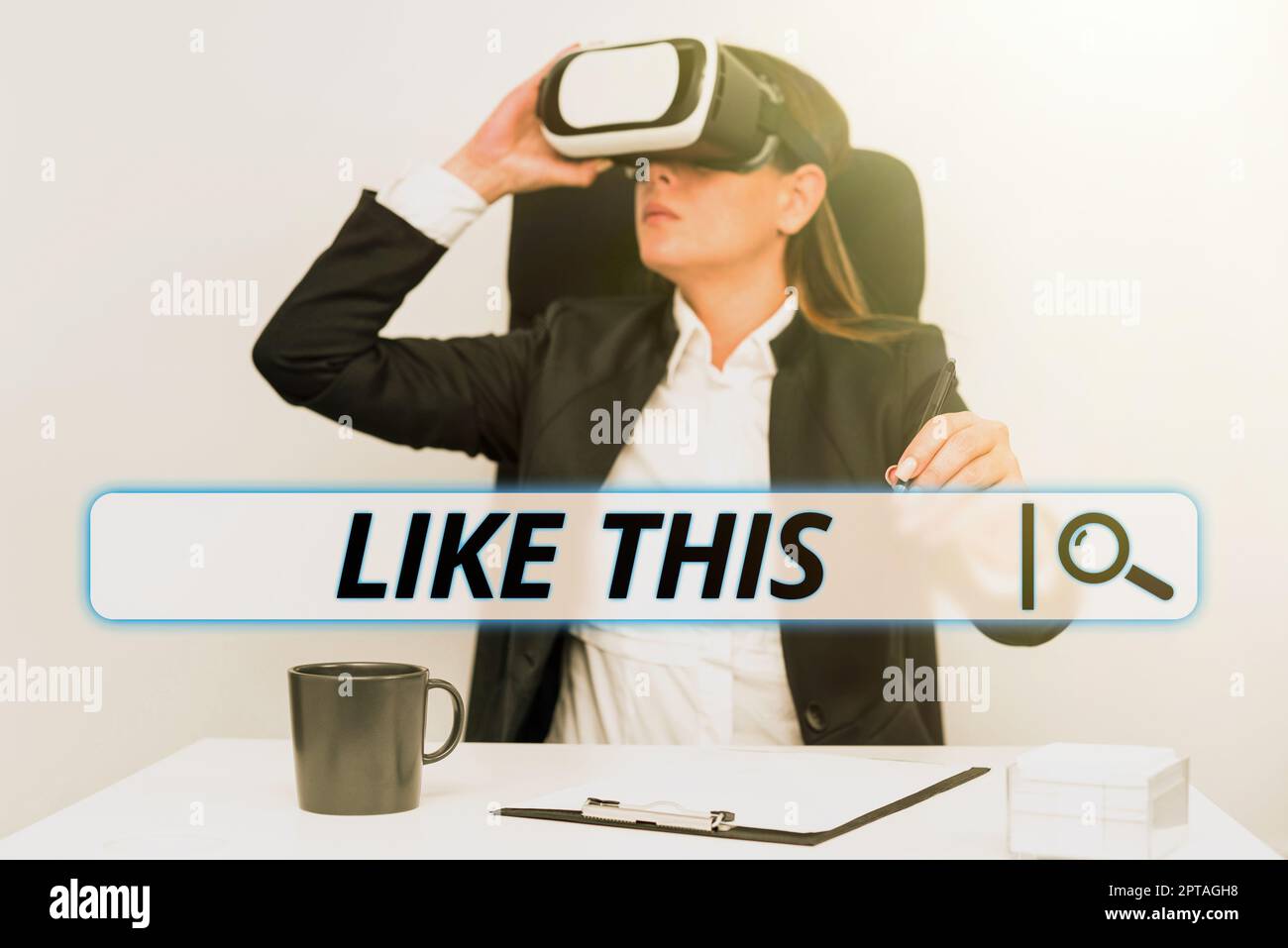 Text sign showing Like This, Business approach An action refering to ...