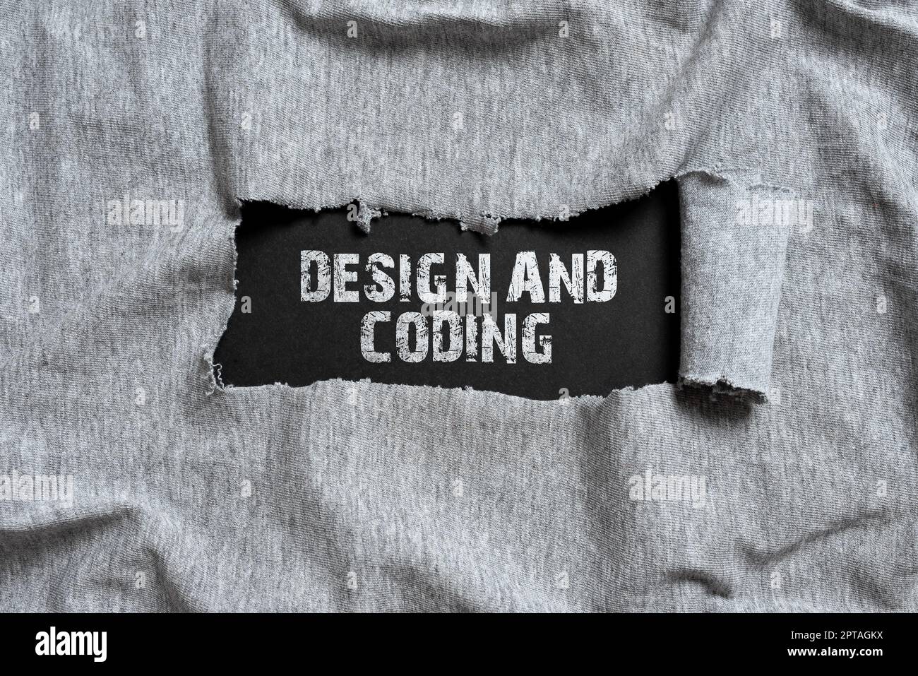 Handwriting Text Design And Coding Internet Concept Html And Programming Cross Platform