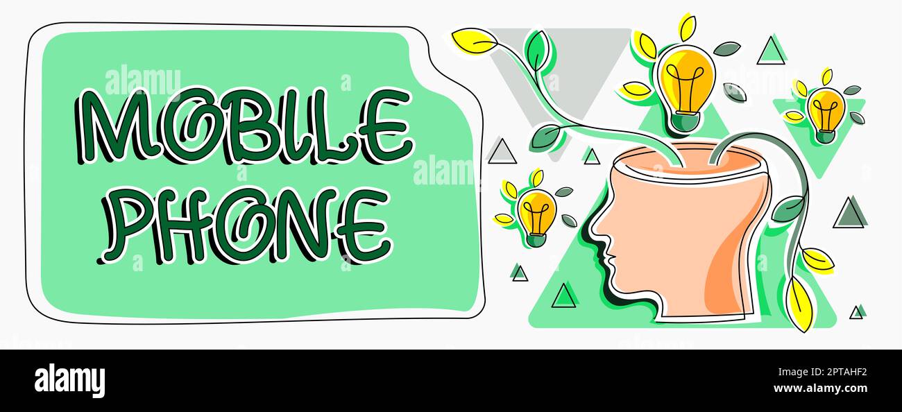 Inspiration Showing Sign Mobile Phone Word For A Handheld Device Used To Send Receive Calls And