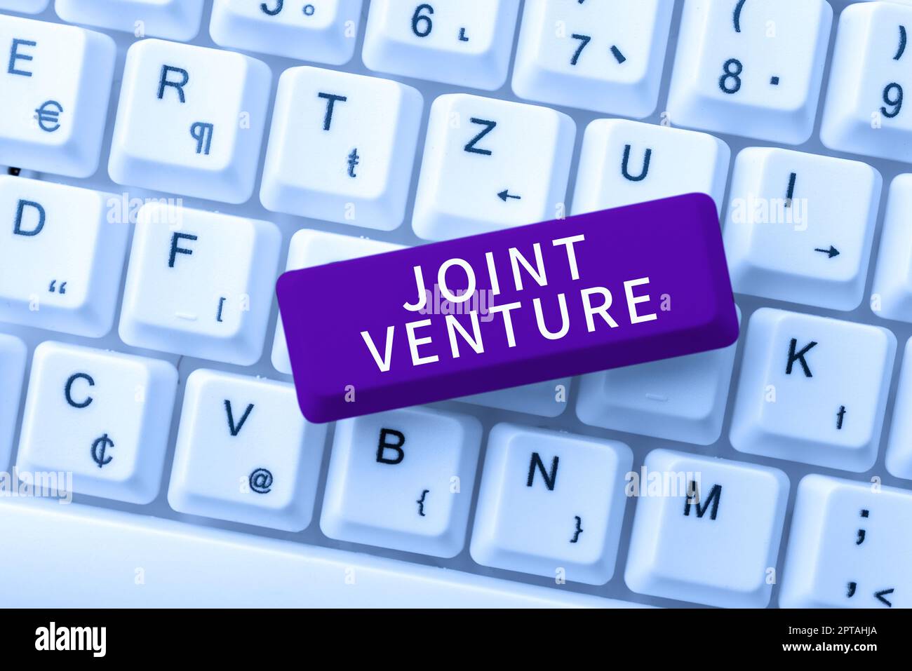 Hand writing sign Joint Venture, Business overview Collaboration ...