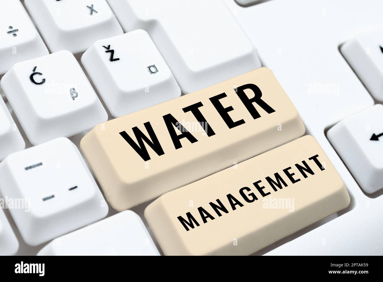 Inspiration showing sign Water Management, Business overview tools that ...