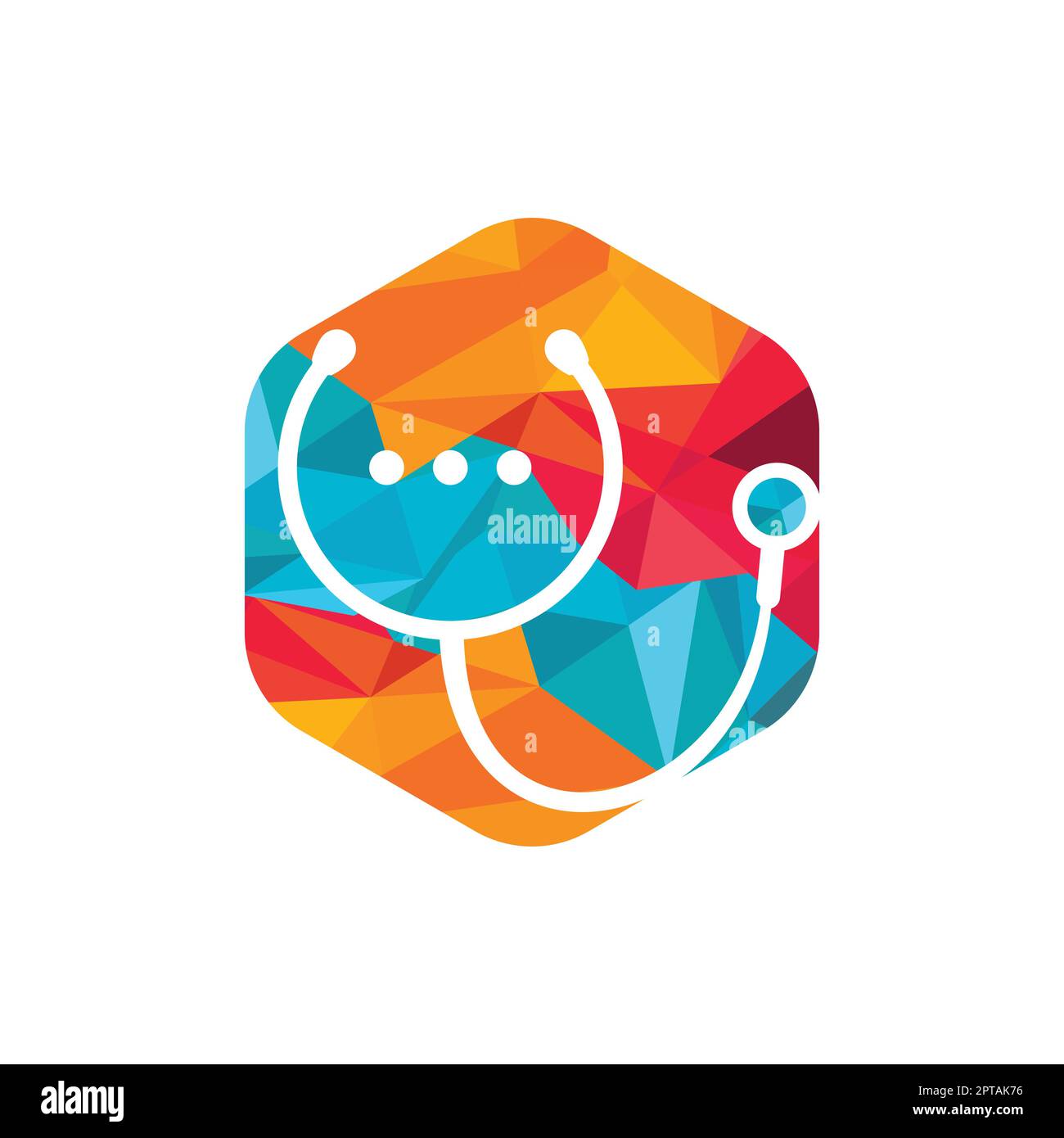 Medical chat and talk vector logo design. Doctor help and consult logo ...