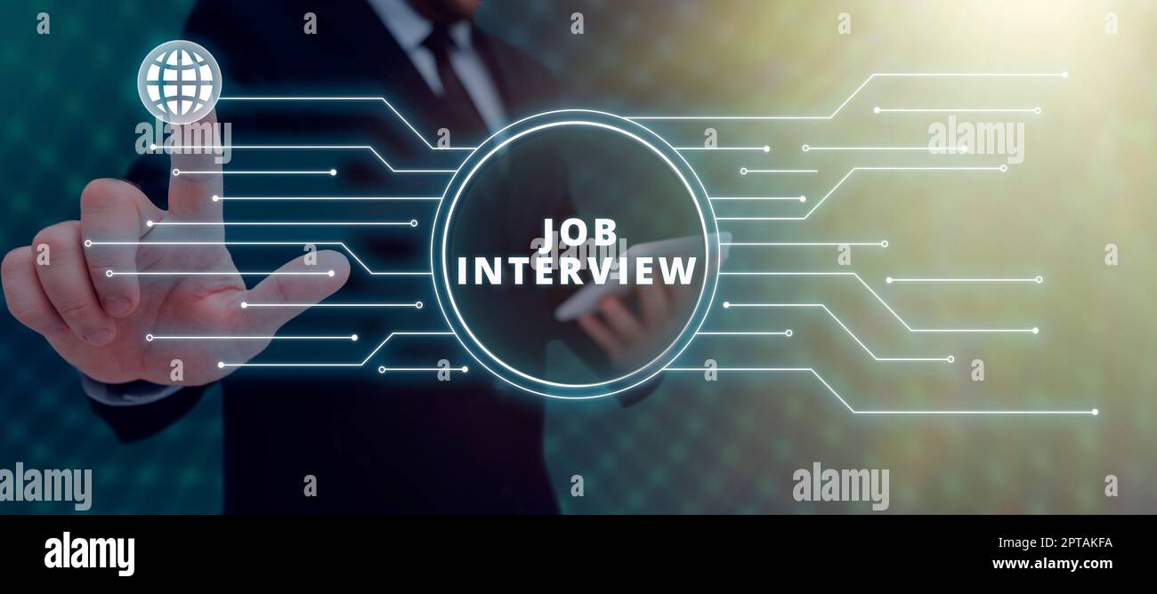 Writing displaying text Job Interview, Conceptual photo Assessment ...