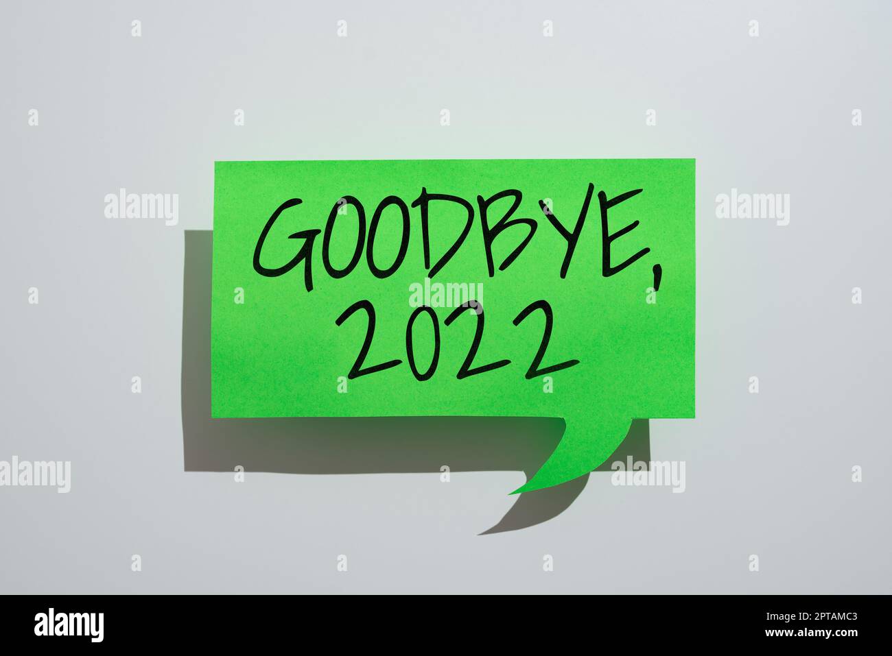 Sign displaying Goodbye 2022, Concept meaning New Year Eve Milestone ...
