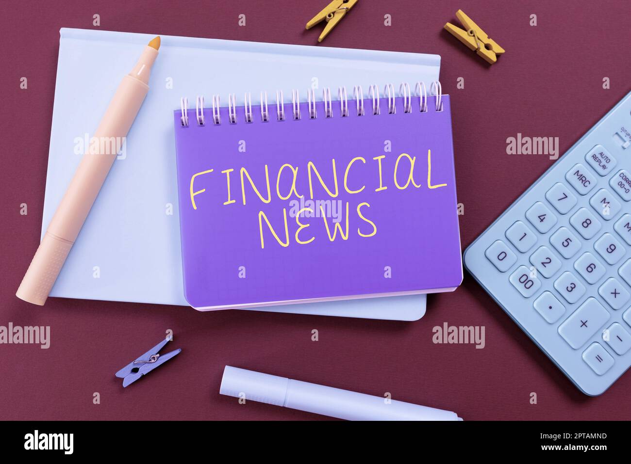 Handwriting text Financial News, Concept meaning Get Used to Latest ...