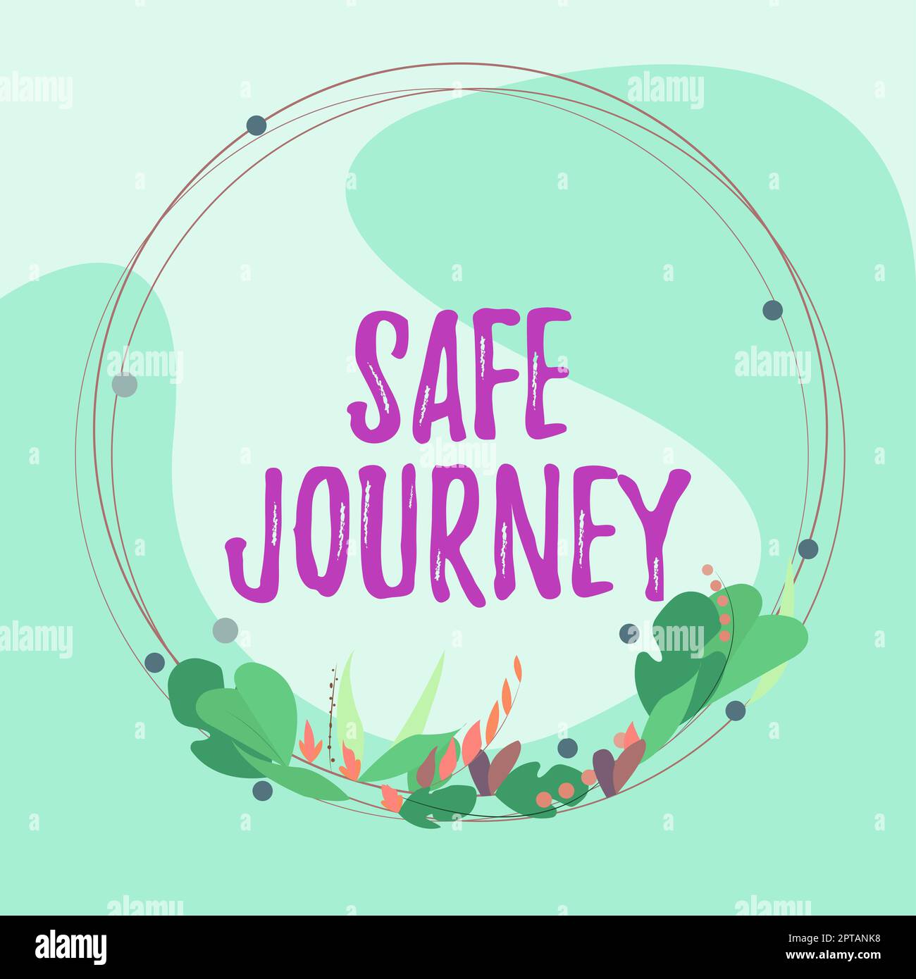 Conceptual display Safe Journey, Business approach Blessing Bid ...