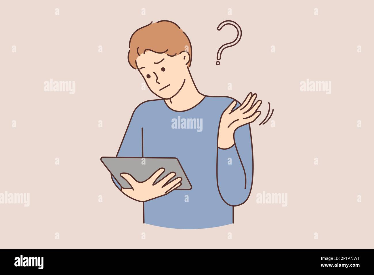 Tablet text on display Stock Vector Images - Alamy