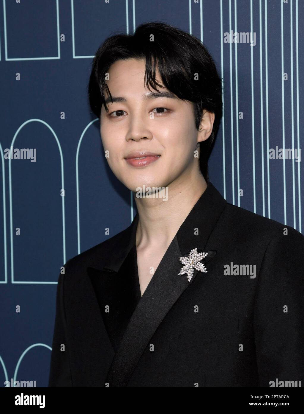 Jimin attends the Tiffany & Co. Fifth Avenue flagship store grand re ...