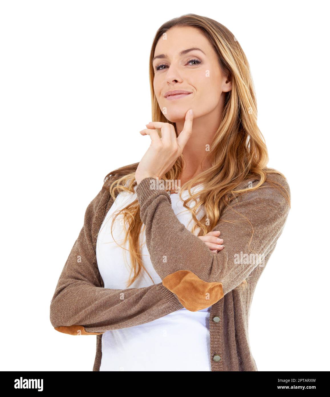 Attractive aloof young woman hi-res stock photography and images - Alamy