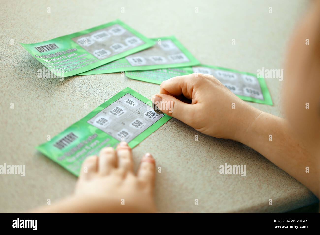 Scratch cards in the uk hi-res stock photography and images - Alamy