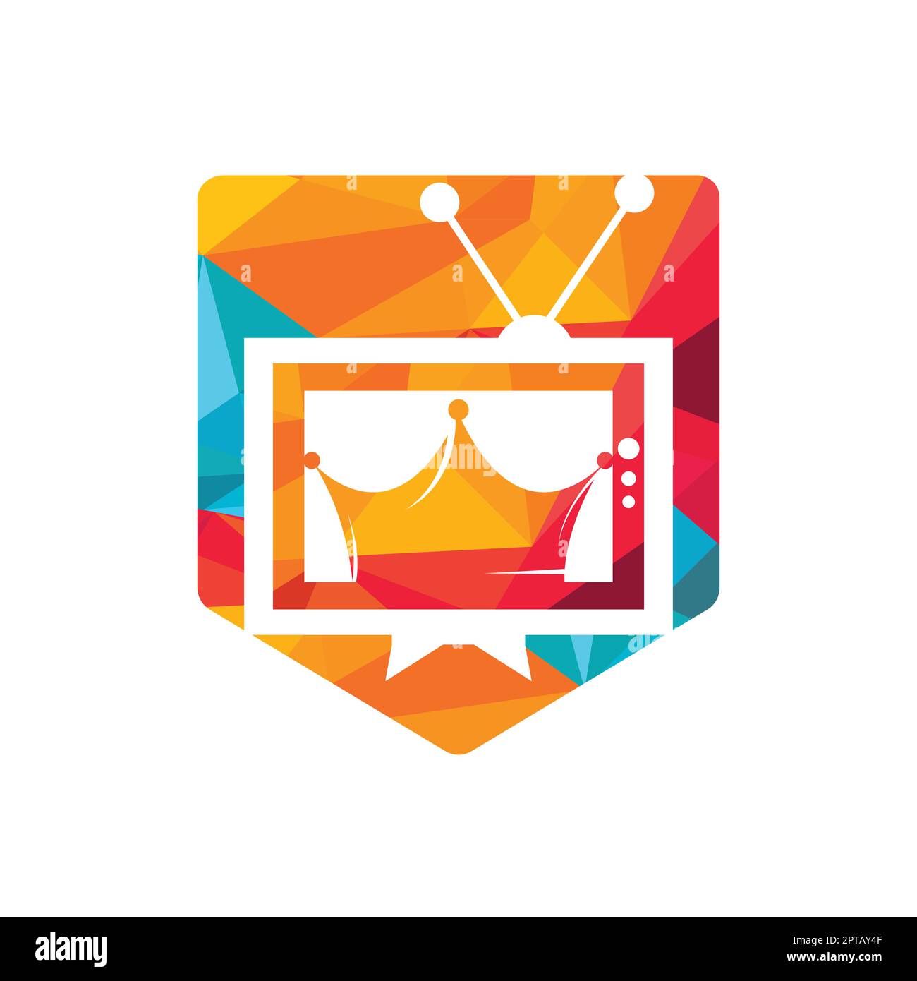 King TV vector logo design template. Royal film logo design vector ...