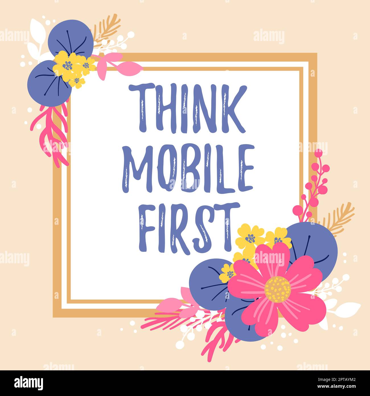 Text sign showing Think Mobile FirstEasy Handheld Device Accessible ...