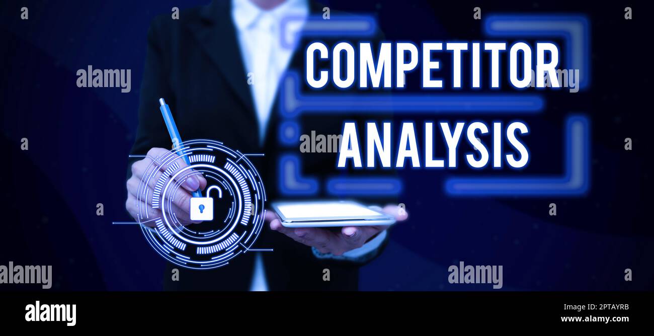 Hand writing sign Competitor AnalysisDetermine the Strength Weakness of ...