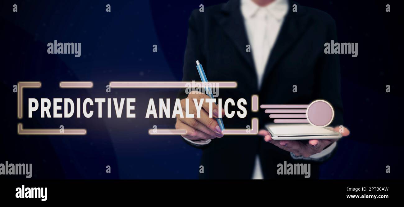 Writing displaying text Predictive Analytics, Business idea Optimize ... Writing displaying text Predictive Analytics, Business idea Optimize ...