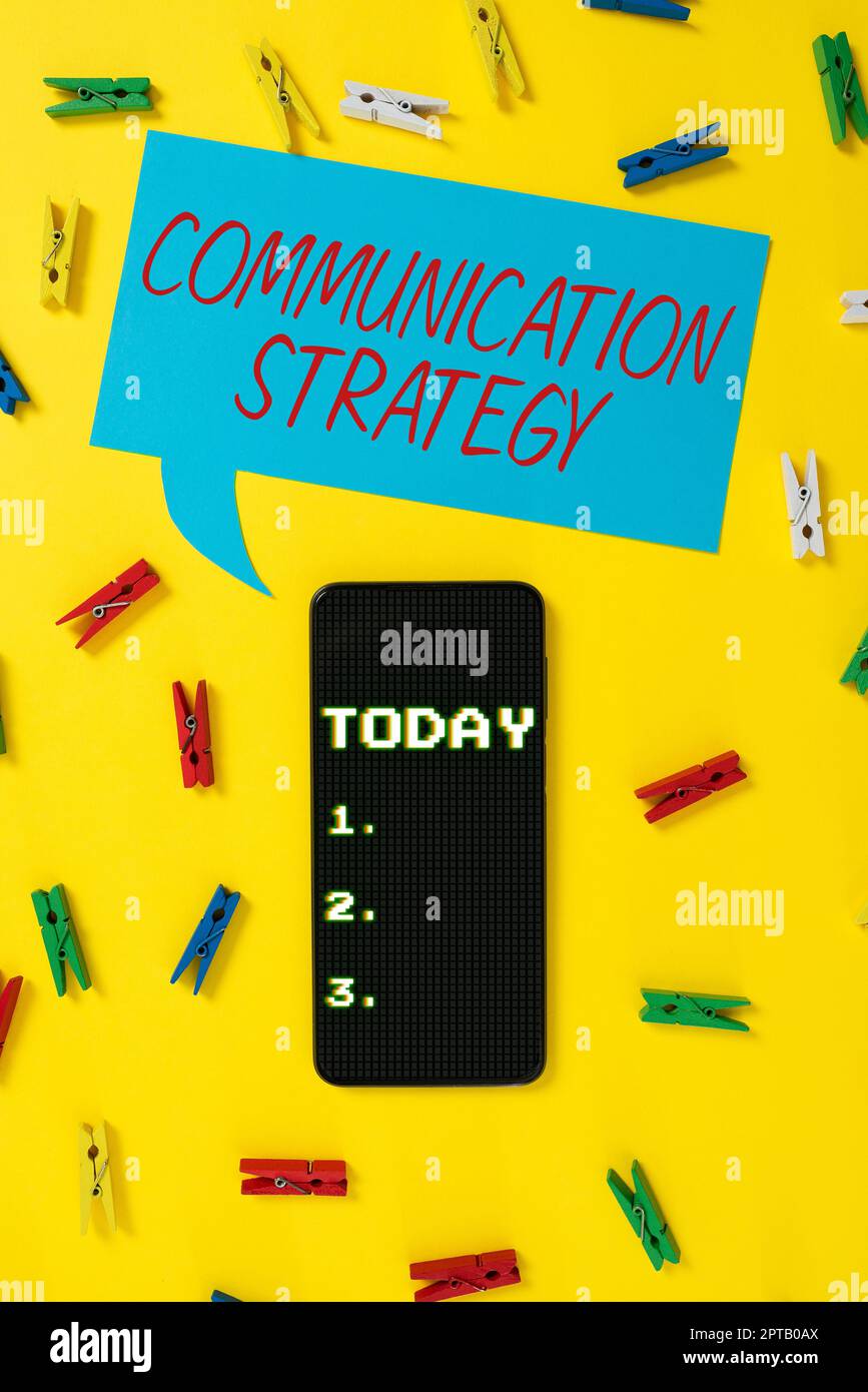 Inspiration showing sign Communication Strategy, Word Written on Verbal ...